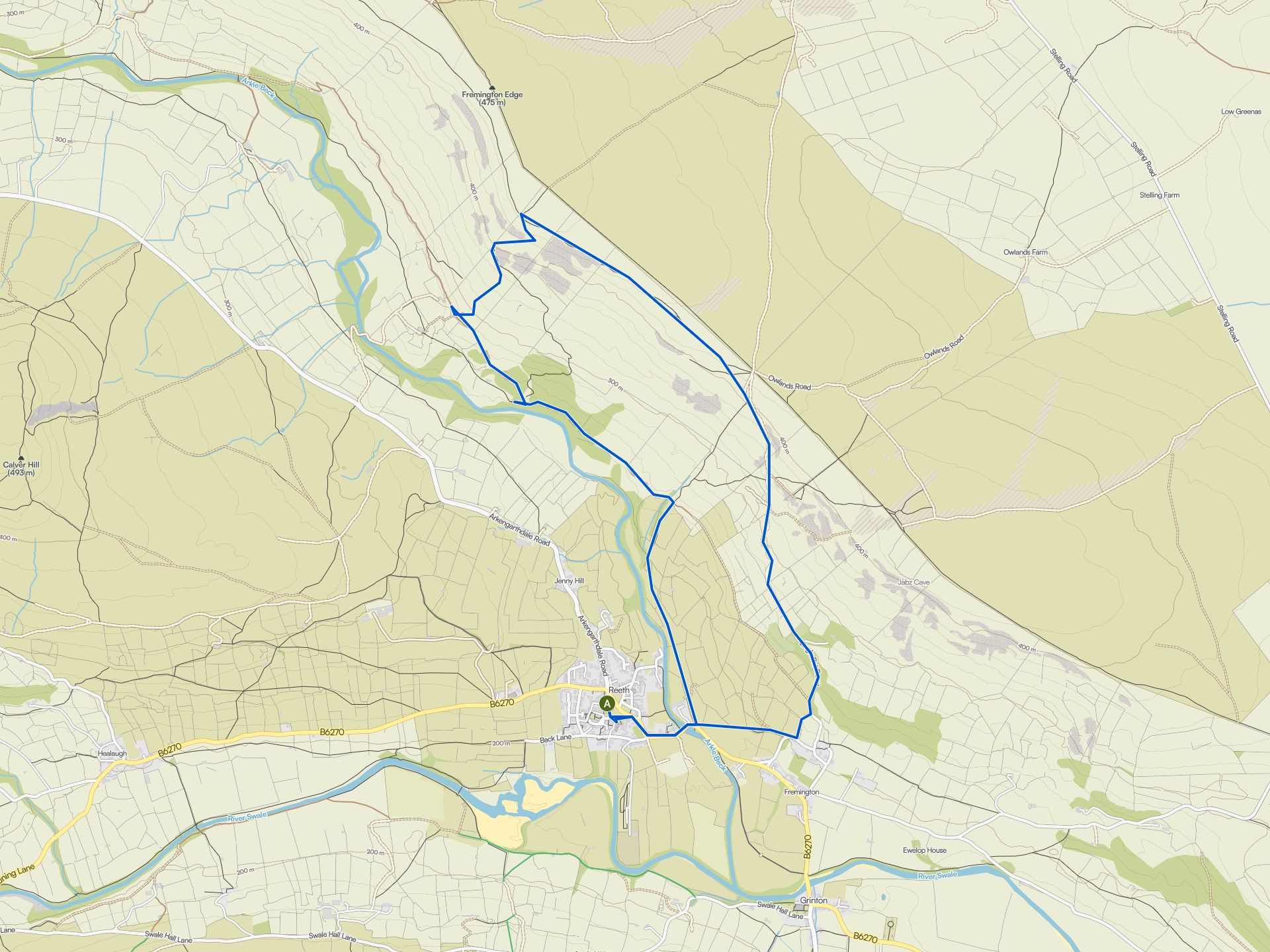 The best hikes from bus stations around Reeth, Fremington And Healaugh ...